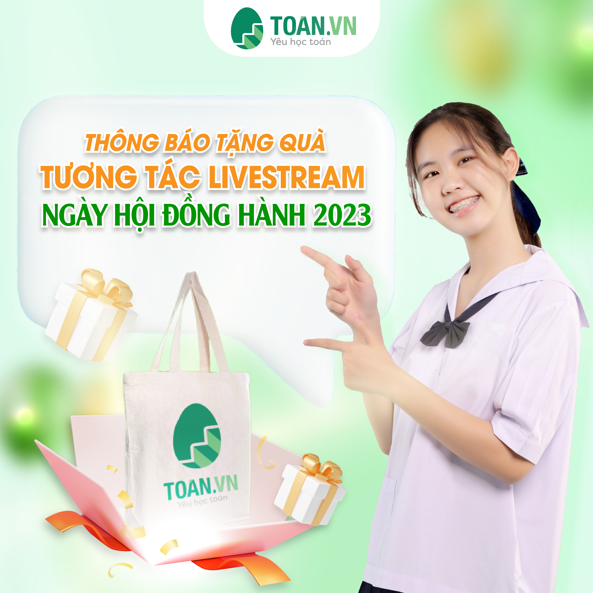 HƯỚNG DẪN NHẬN QUÀ NGÀY HỘI ĐỒNG HÀNH 2023 - TOAN.VN